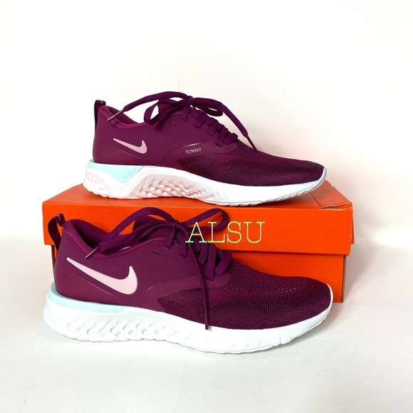 Nike | Shoes | Nike Odyssey React 2 Flyknit Raspberry Womens | Poshmark
